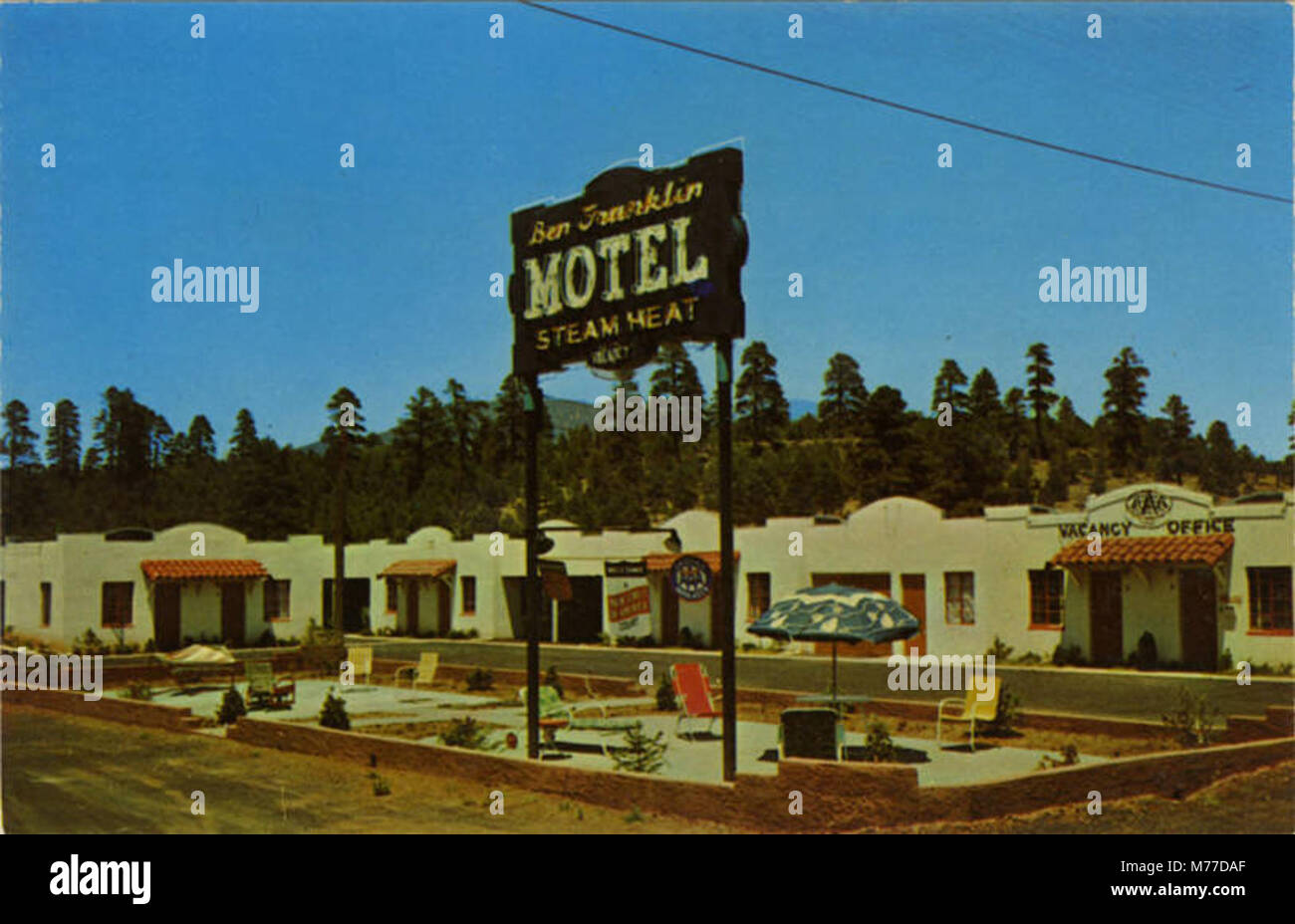 This image shows the Ben Franklin Motel, with a photograph by Bob ...