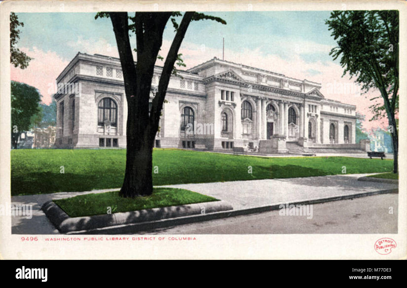 Washington Public Library (NBY 5075 Stock Photo - Alamy