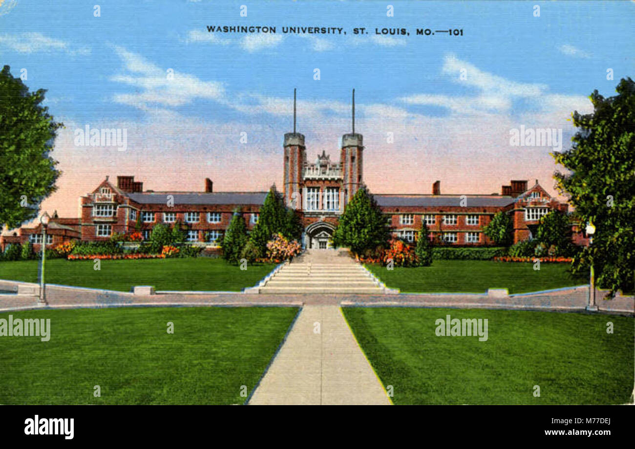 A photograph of the Mary Institute for Girls, part of Washington ...