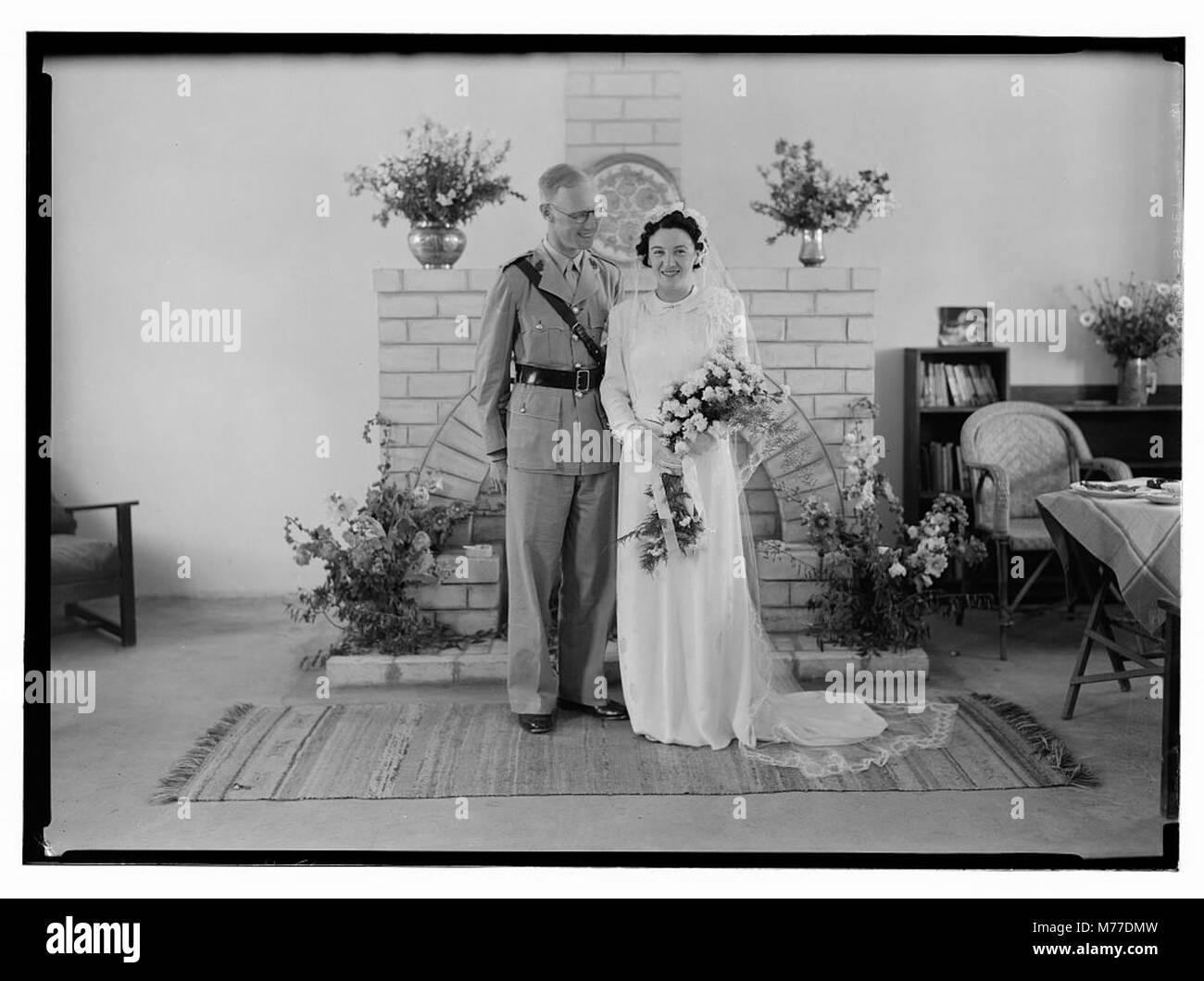 This photograph captures the wedding of Mr. Paton and Sister Sloan on ...