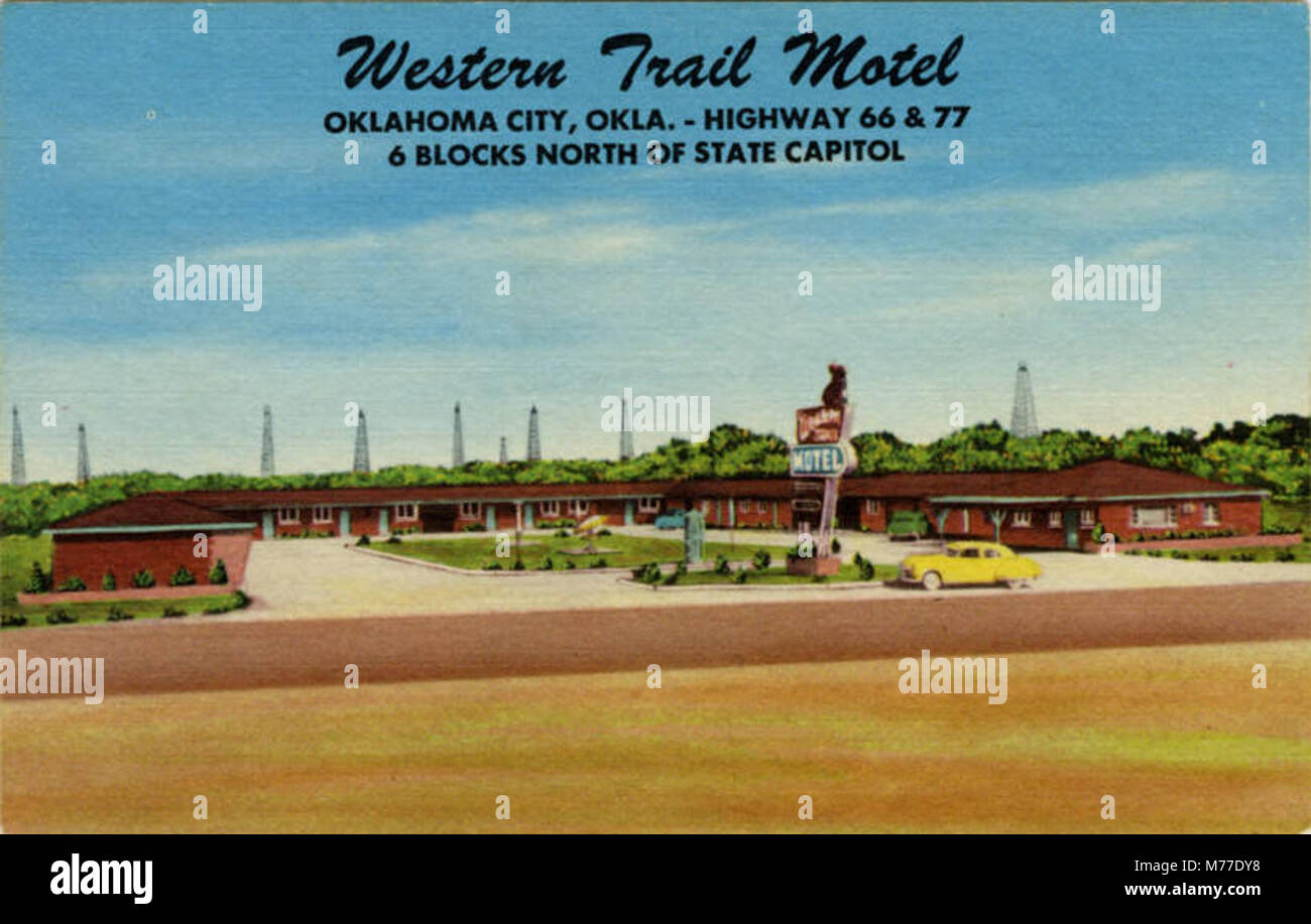 The Western Trail Motel, a mid-20th century establishment, represents ...