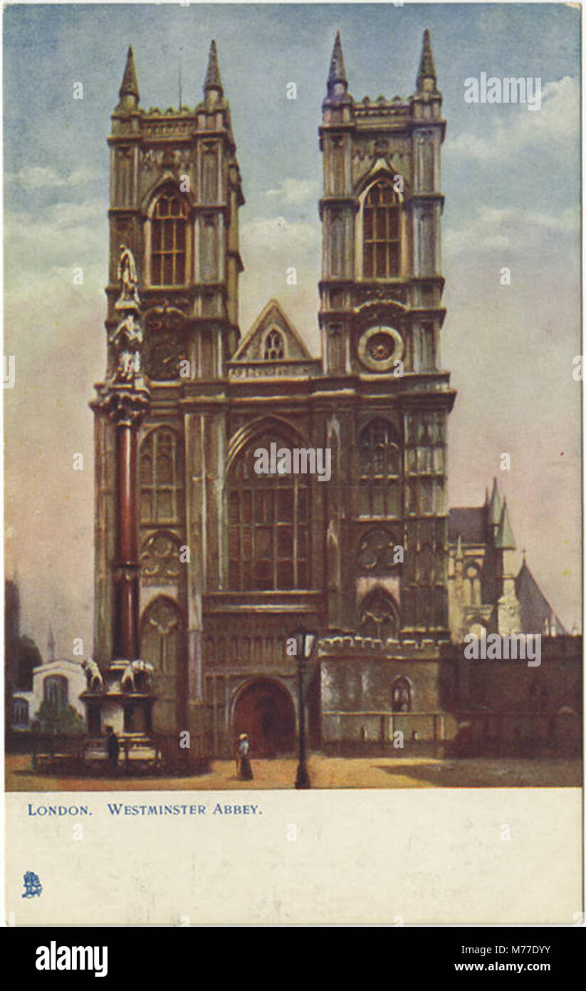 This image features Westminster Abbey, one of the most iconic landmarks ...