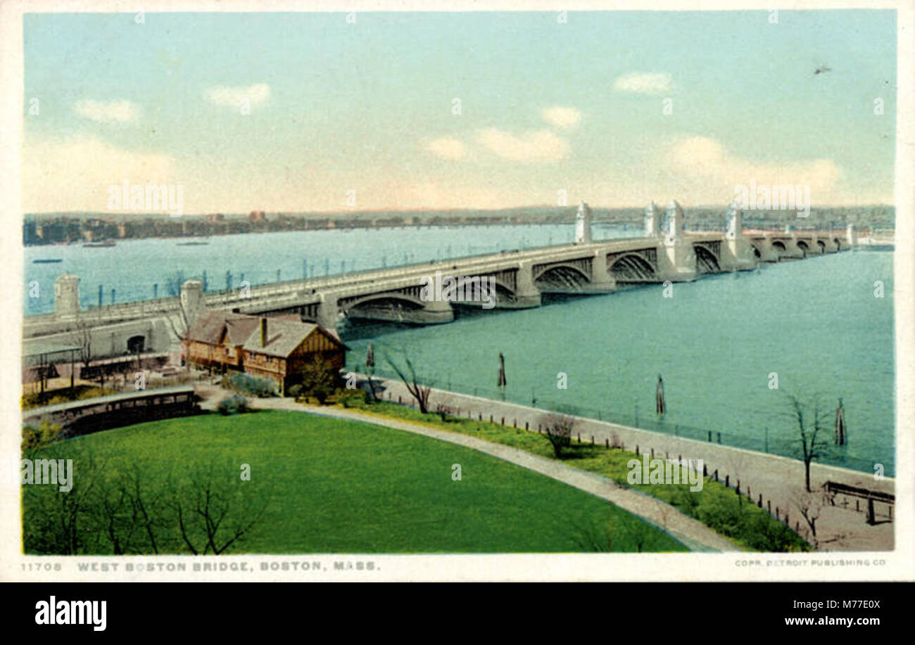 The West Boston Bridge, an important structure in the city's ...