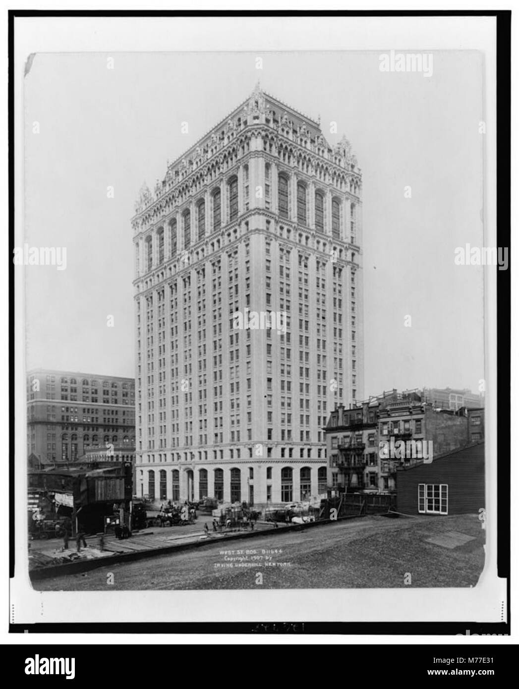 A photograph of the West Street Building, showcasing its architectural ...