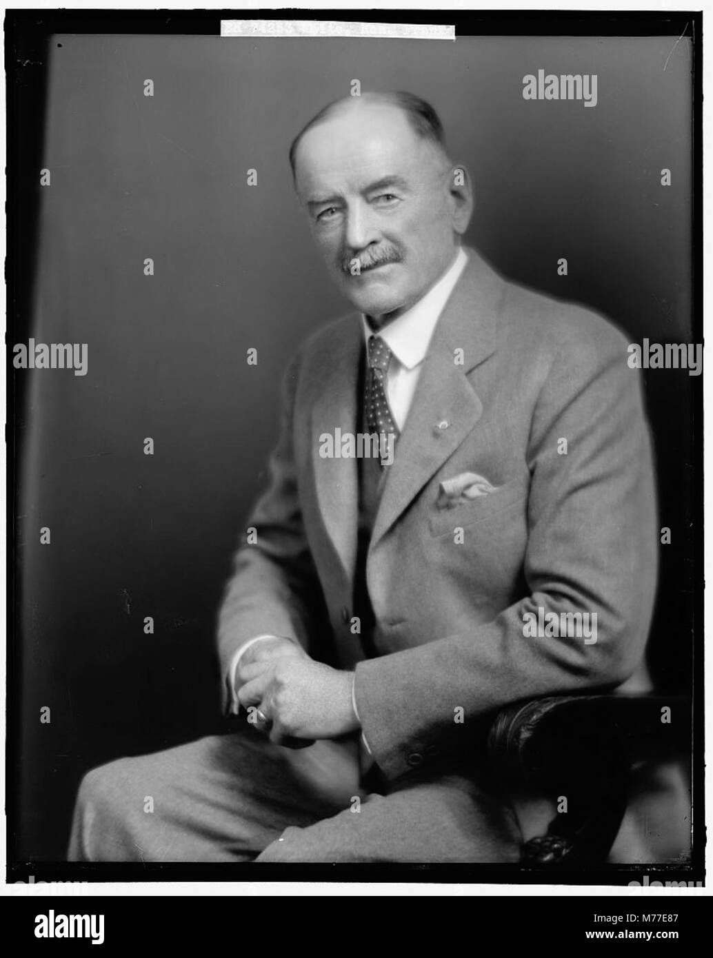 A portrait of Frank White, a notable political figure and honorable ...
