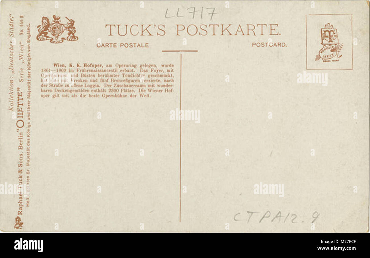 Hofoper wien hi-res stock photography and images - Alamy