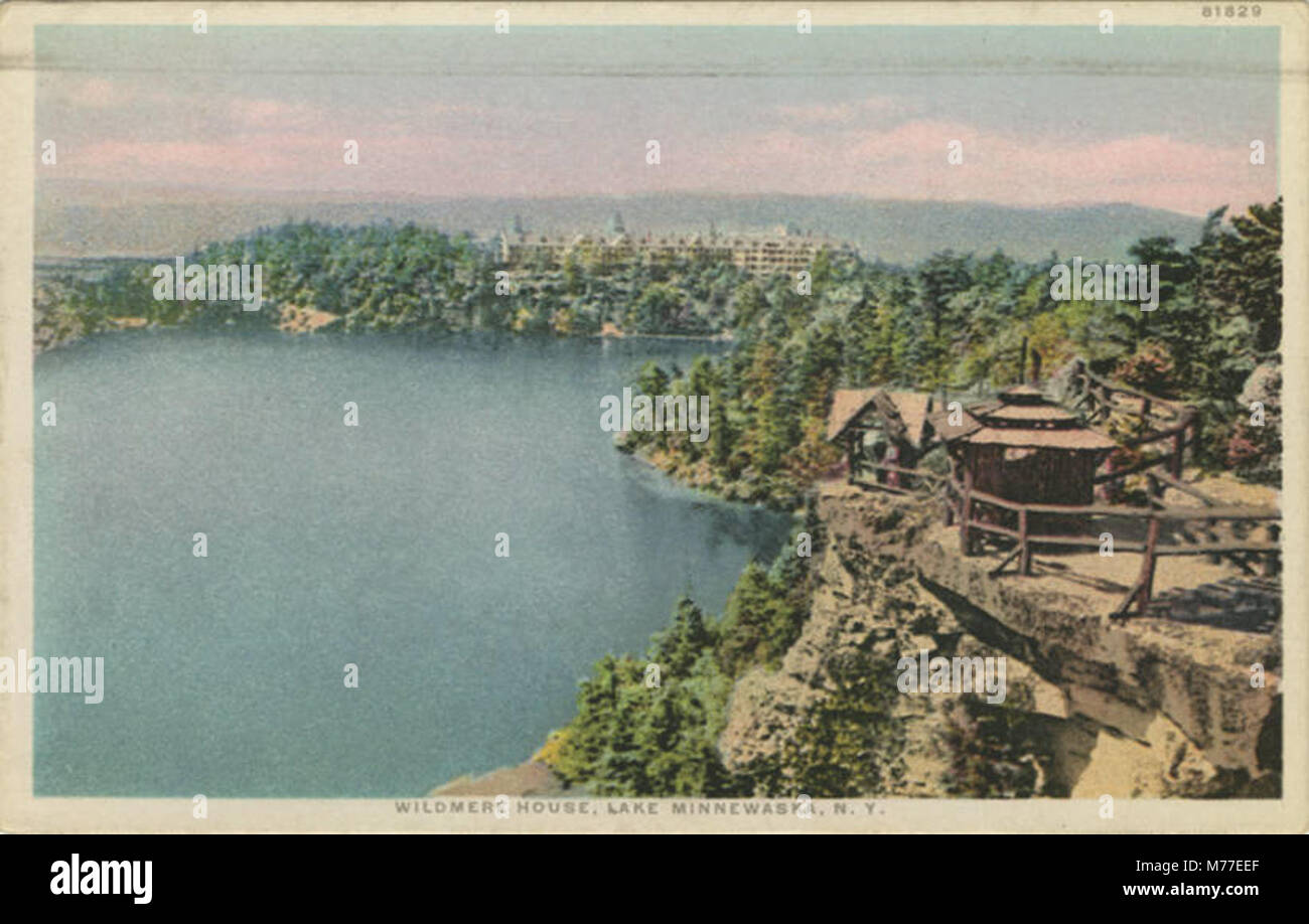 Wildmere House, located near Lake Minnewaska, is depicted as a scenic ...