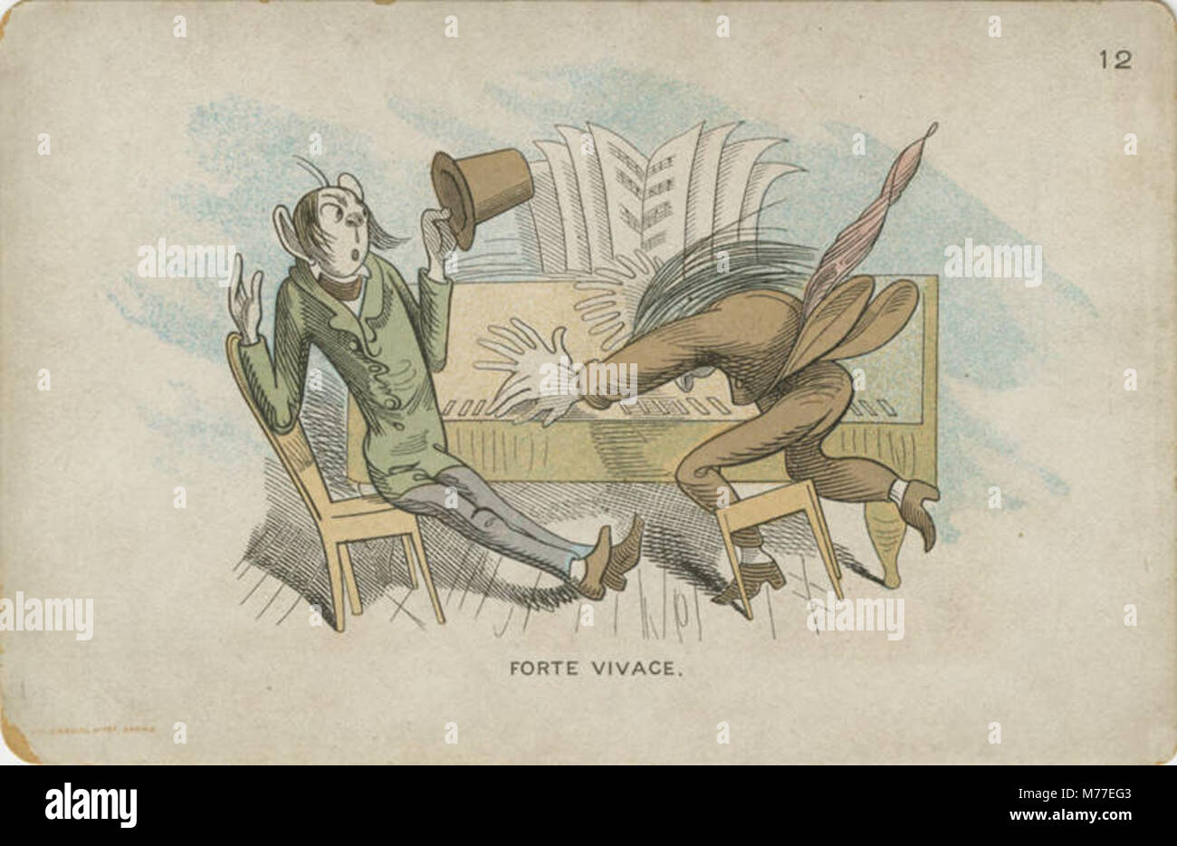 The Wilhelm Busch Music Postcard series showcases artistic postcards by ...
