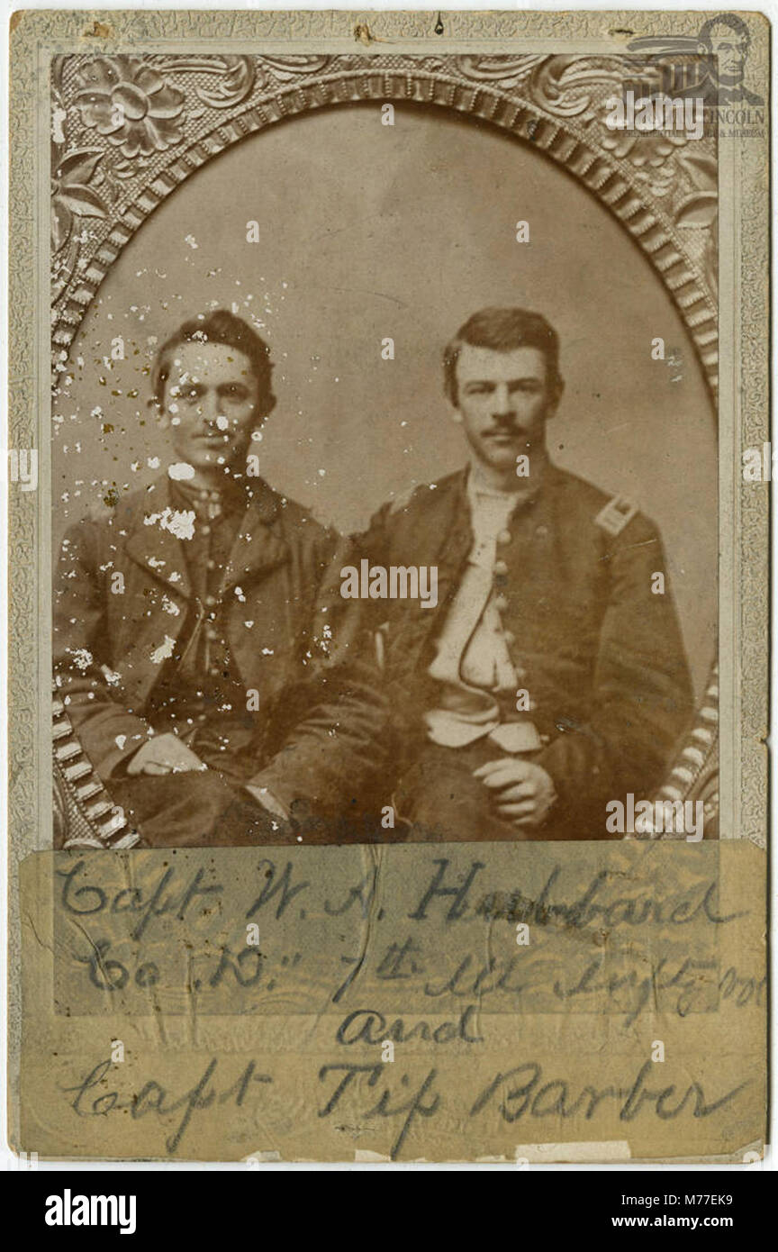 William A. Hubbard with Tip Barber (ALP BIB 545 Stock Photo - Alamy