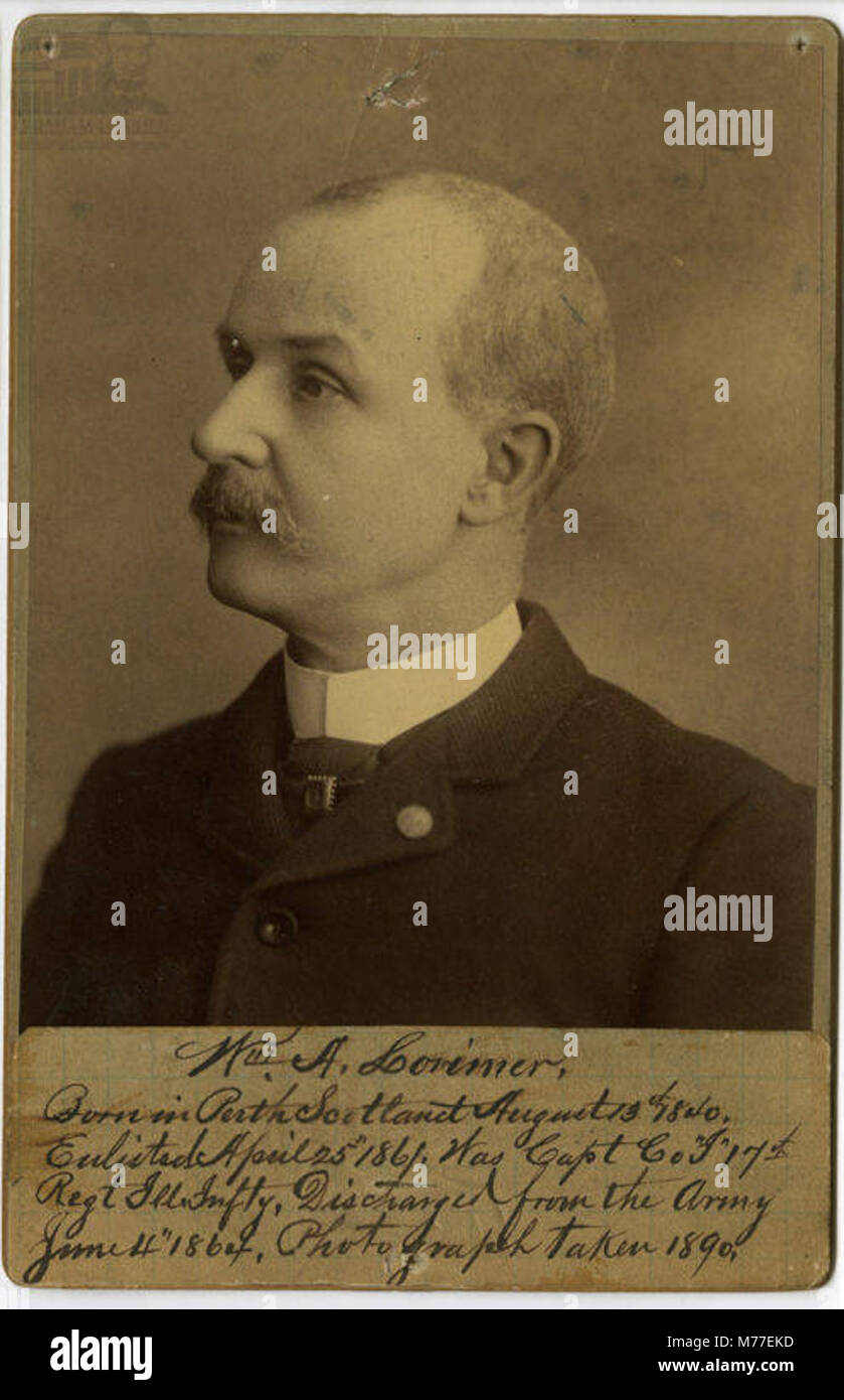 Portrait of William A. Lorimer, a key figure in U.S. political history ...