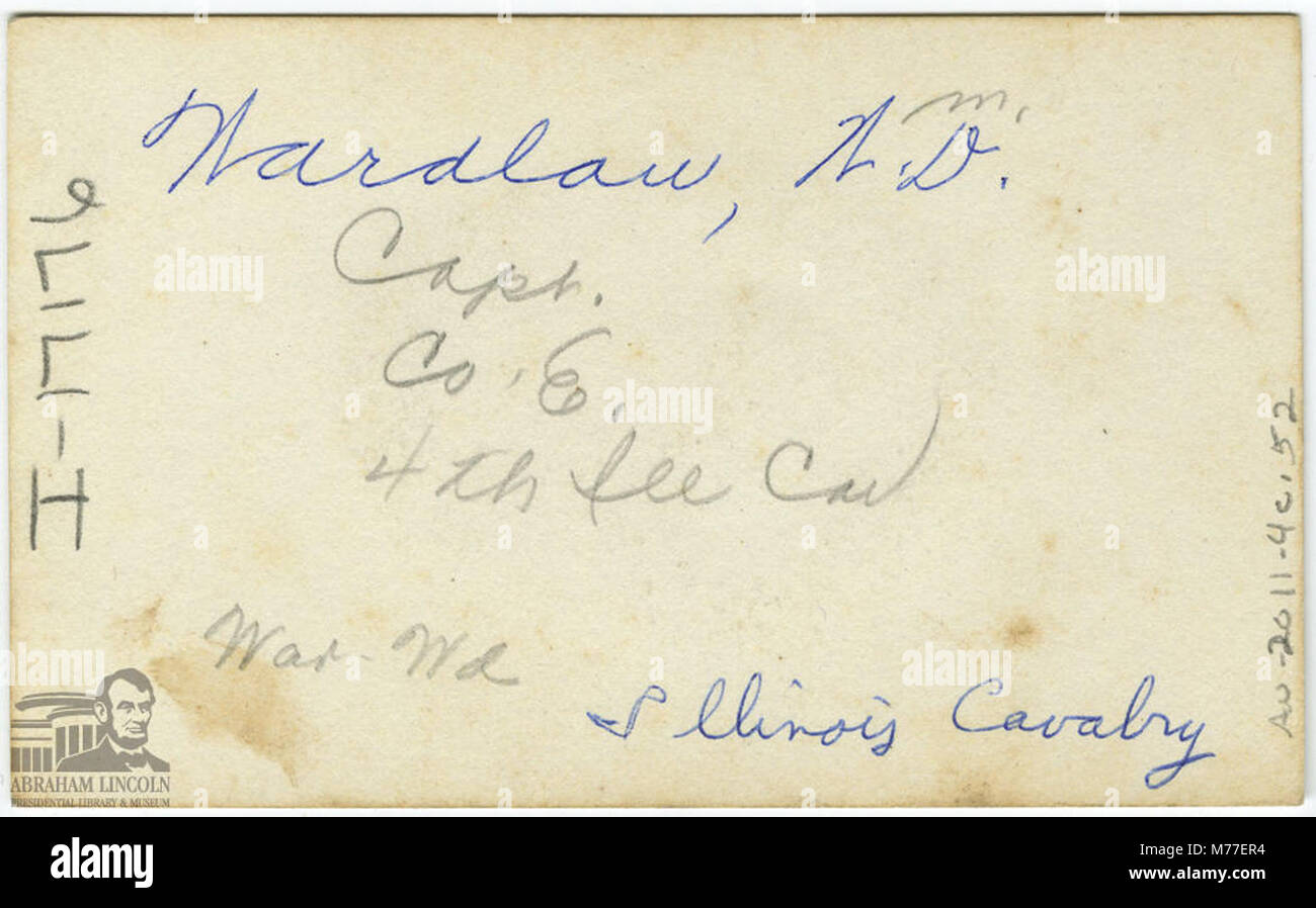 This portrait features William D. Wardlaw, a historical figure from the ...