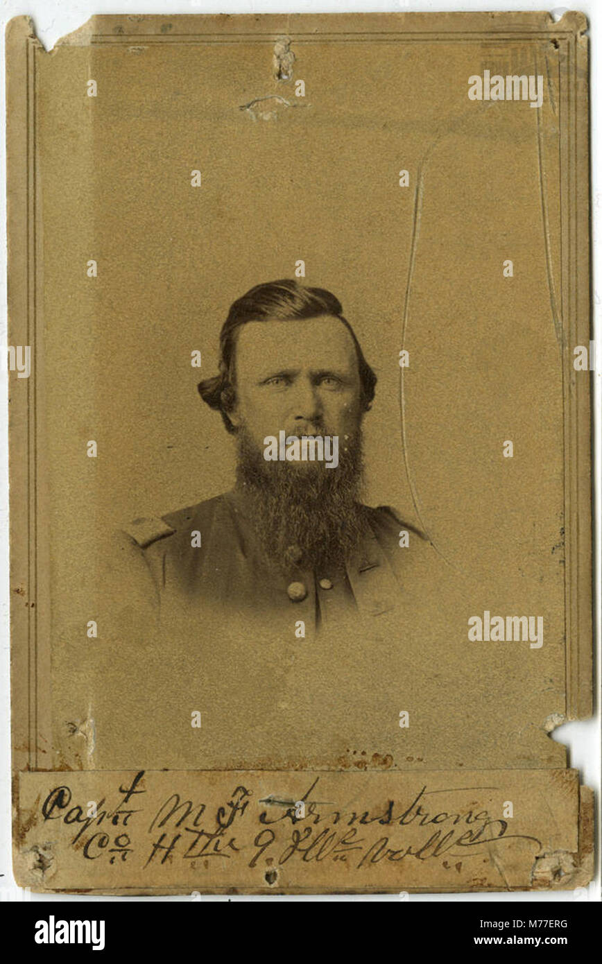 A portrait of William F. Armstrong, capturing his likeness in a formal ...