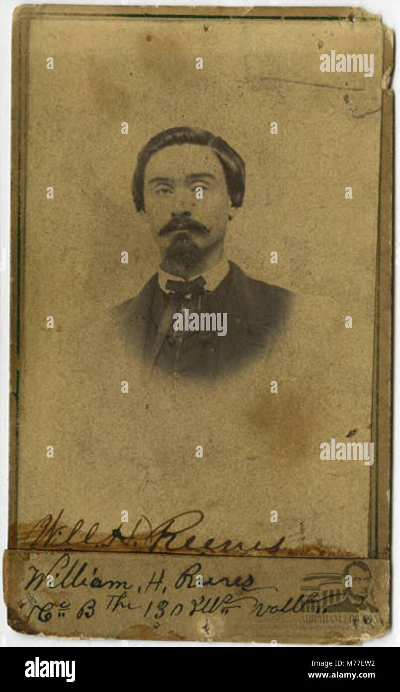 This image is a portrait of William H. Reeves, a notable figure whose ...