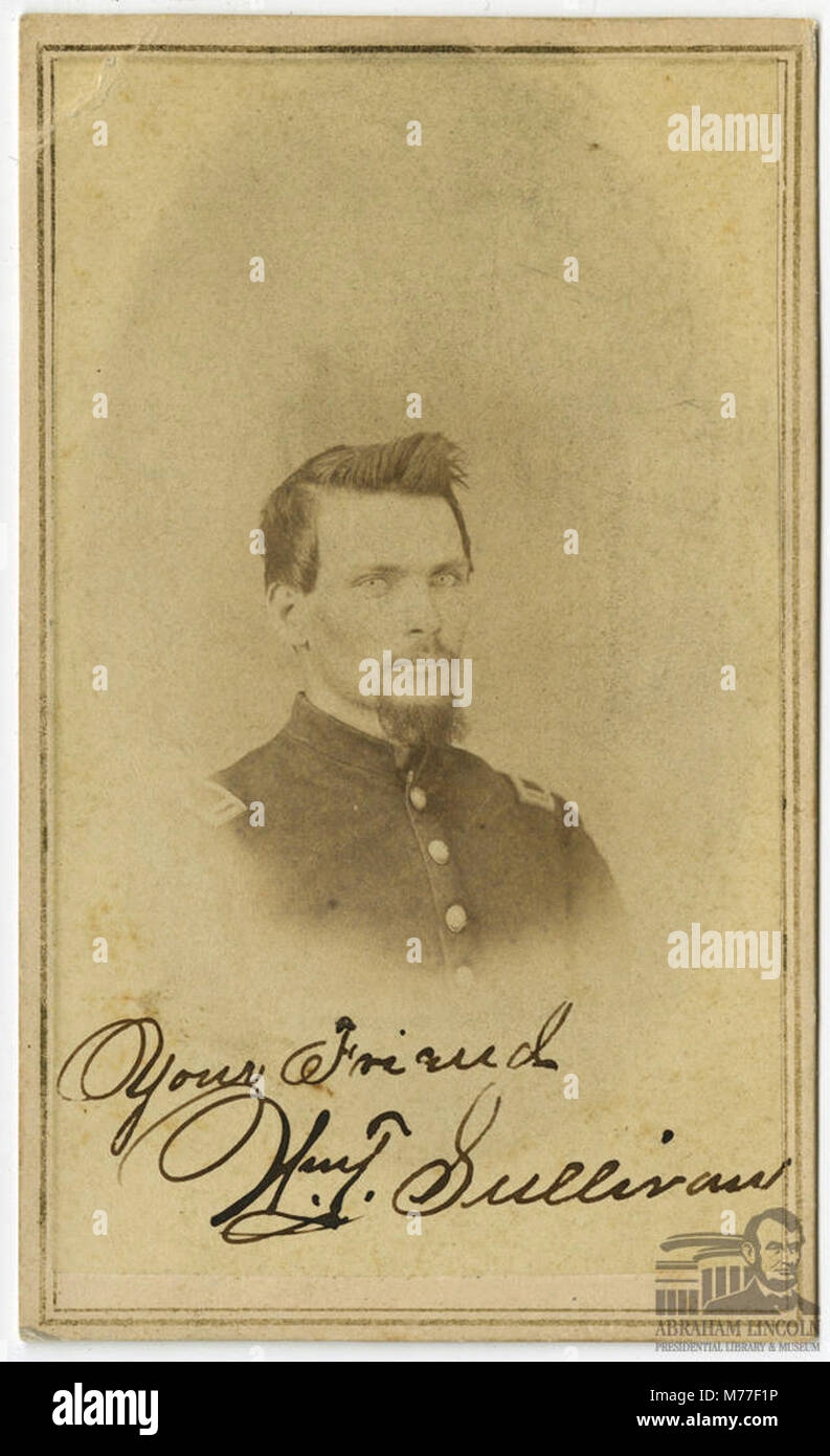 A portrait of William Sullivan, captured in a historical photograph ...