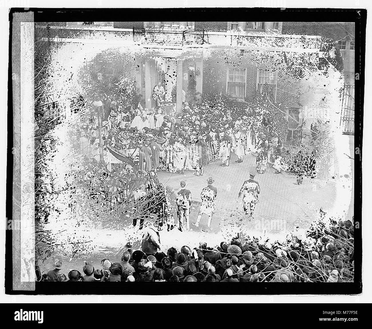 A photograph taken on November 11, 1922, featuring Wilson, likely an ...