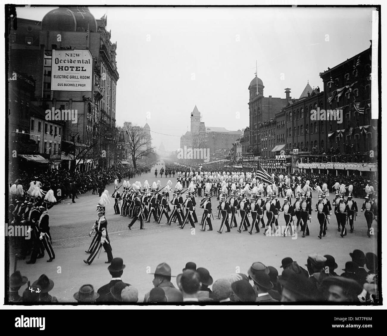 The Wilson Inaugural Parade, showcasing the ceremonial procession in ...
