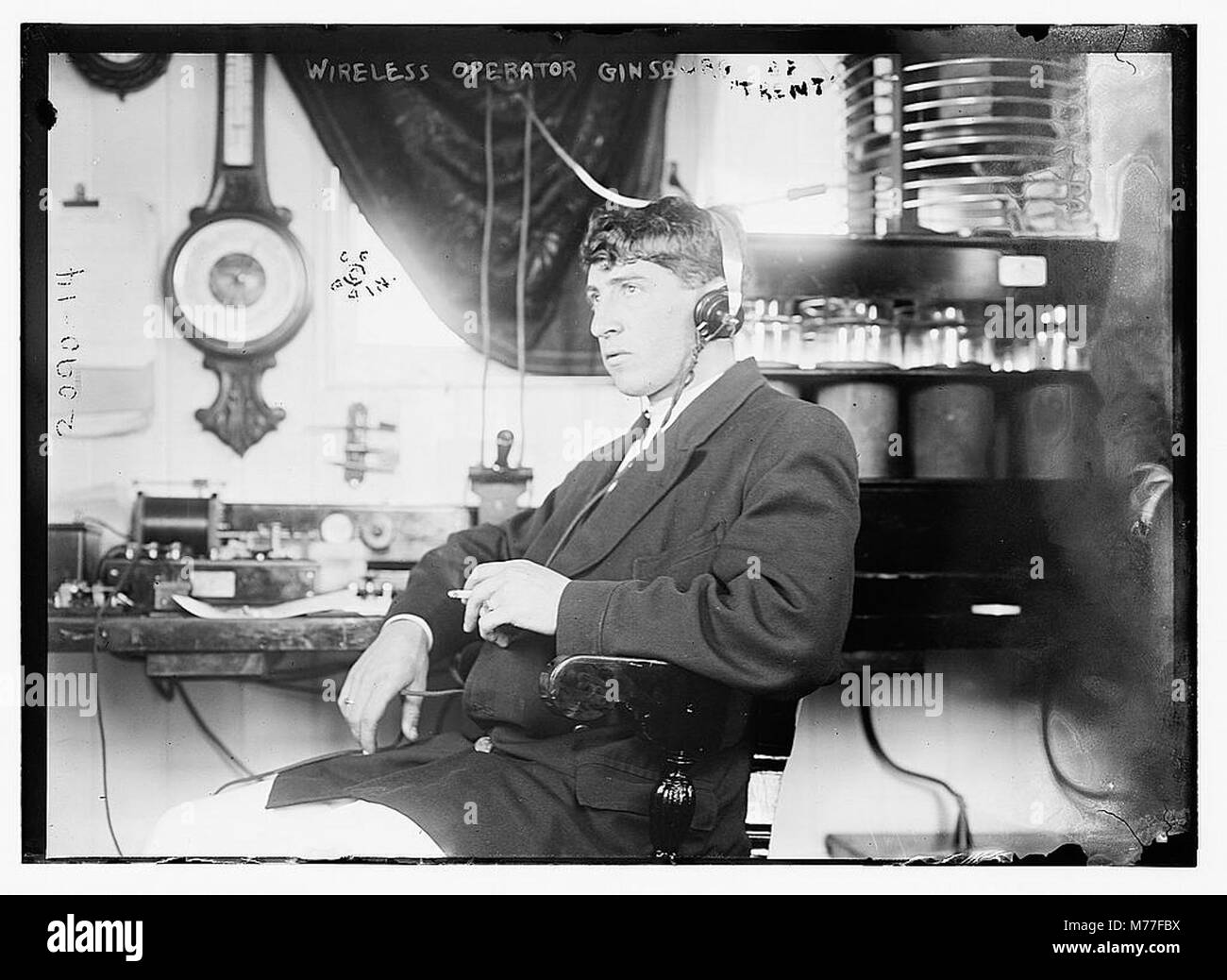 Louis M. Ginsberg, a wireless operator from Trent, contributed to ...