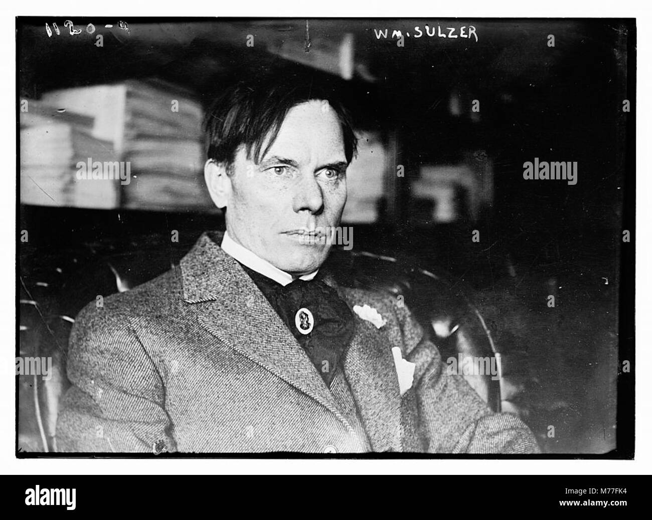 This portrait captures Wm. Sulzer, a notable figure in American ...