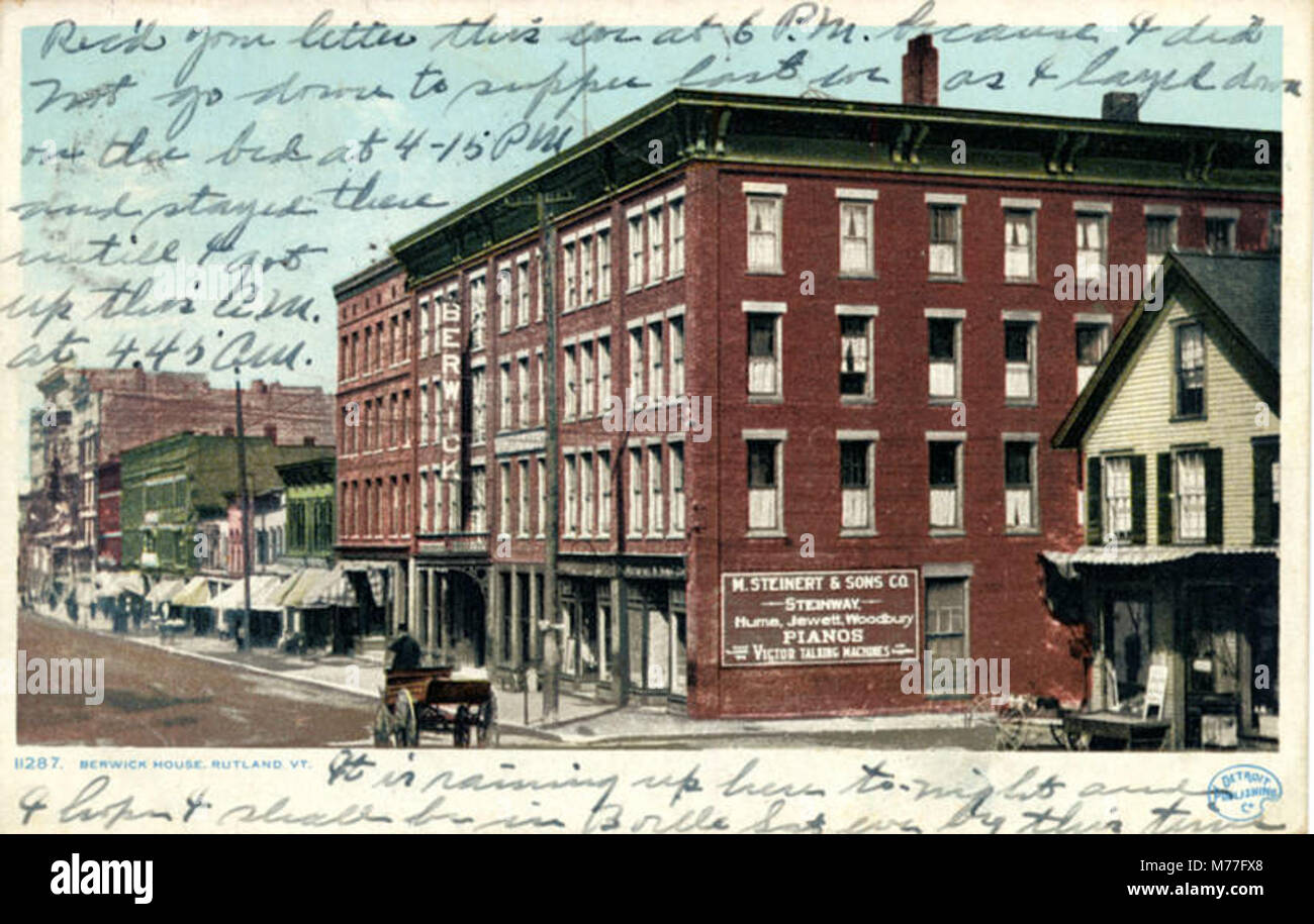 Berwick House is shown here with its historical significance tied to ...