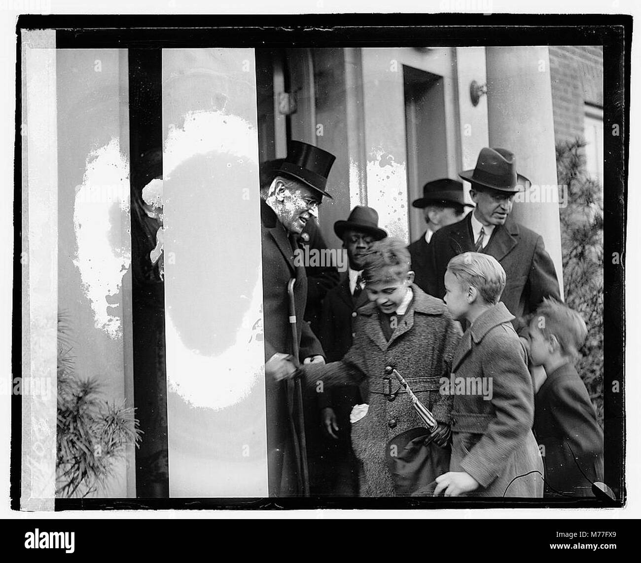 A portrait of Woodrow Wilson, the 28th President of the United States ...