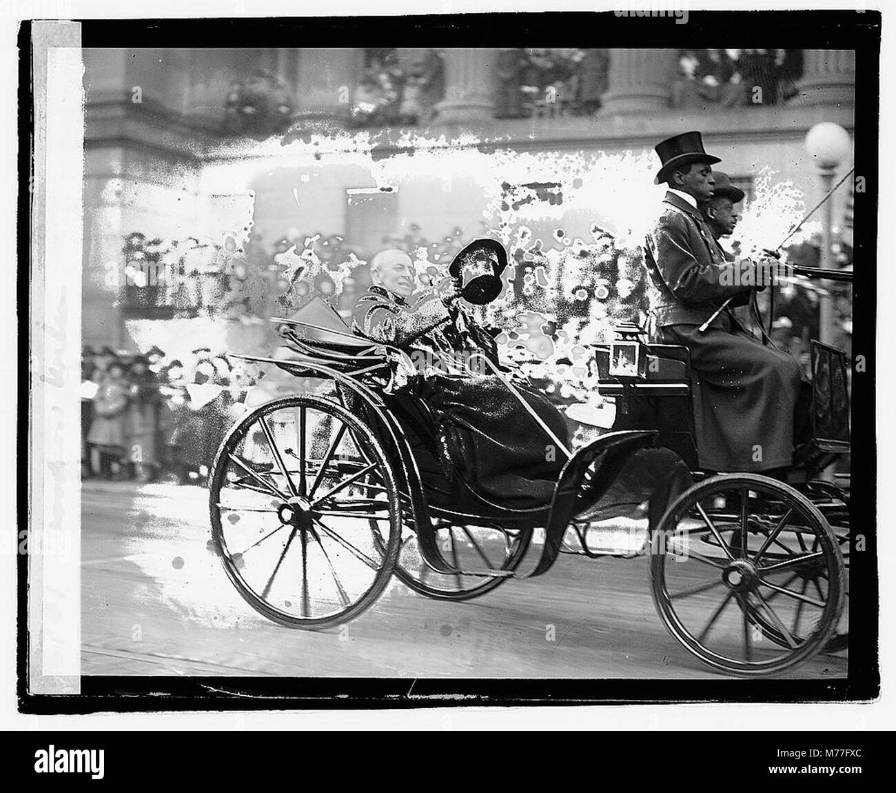 A photograph or portrait of Woodrow Wilson, the 28th president of the ...