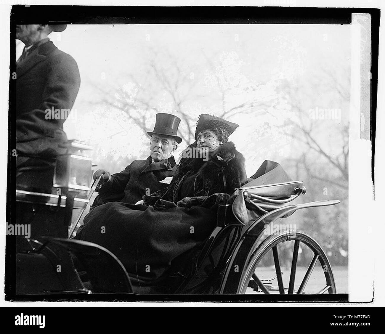 This image depicts Woodrow Wilson, the 28th President of the United ...