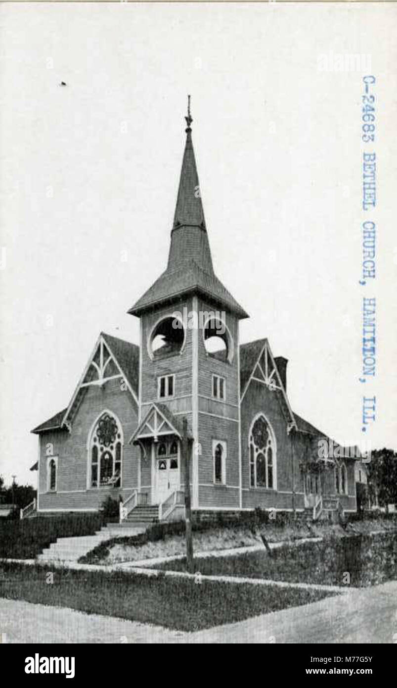 A historical photograph of Bethel Church, capturing the architecture ...