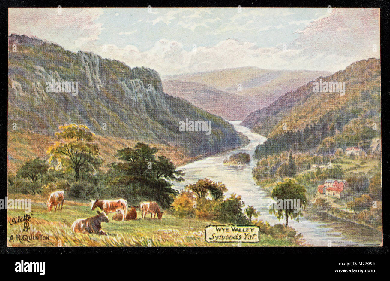 A scenic photograph of Wye Valley, including Symonds Yat, a notable ...