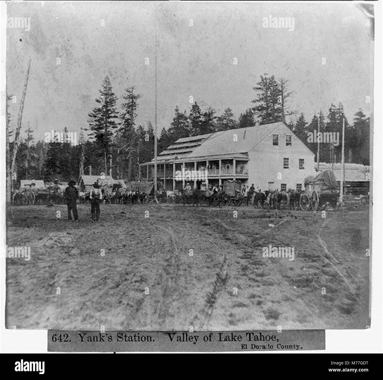 A scenic view of Yank’s Station in the Valley of Lake Tahoe, located in ...