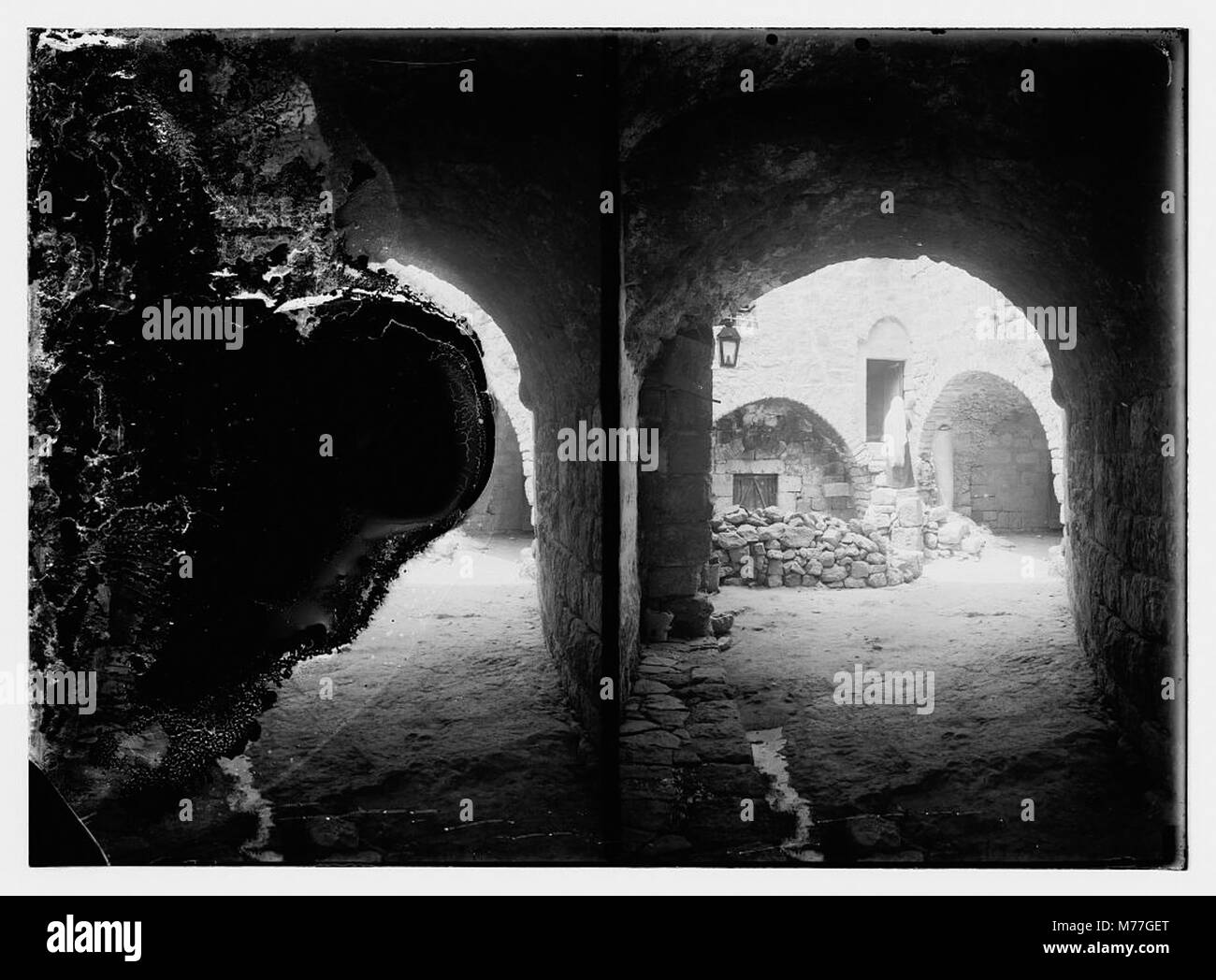 A photograph showcasing both the upper and lower parts of Bethlehem ...