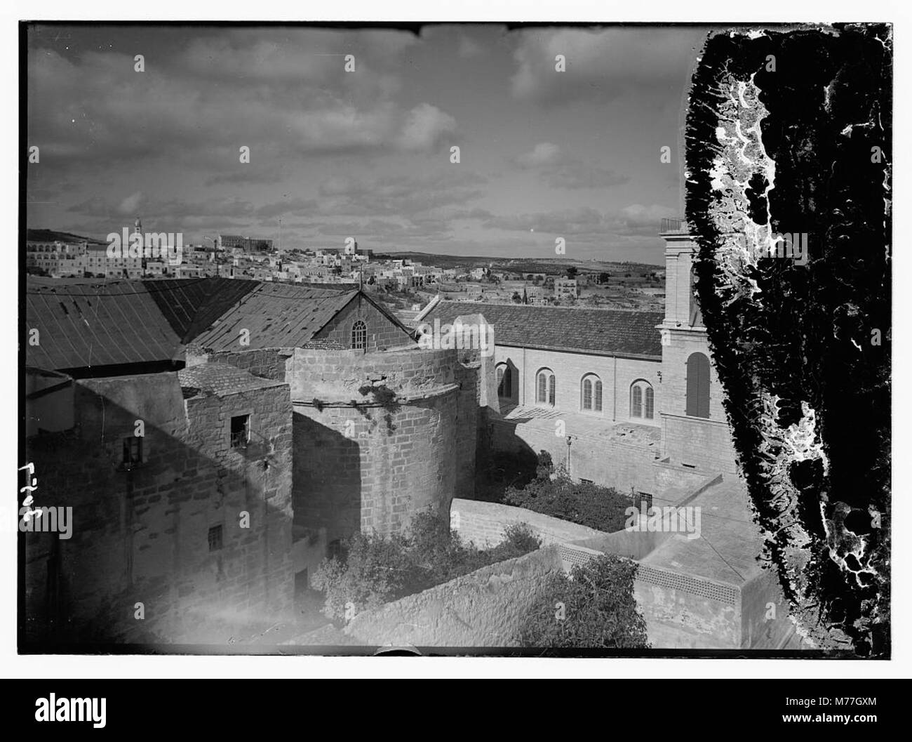 A photograph of Bethlehem, documenting the city's historical and ...