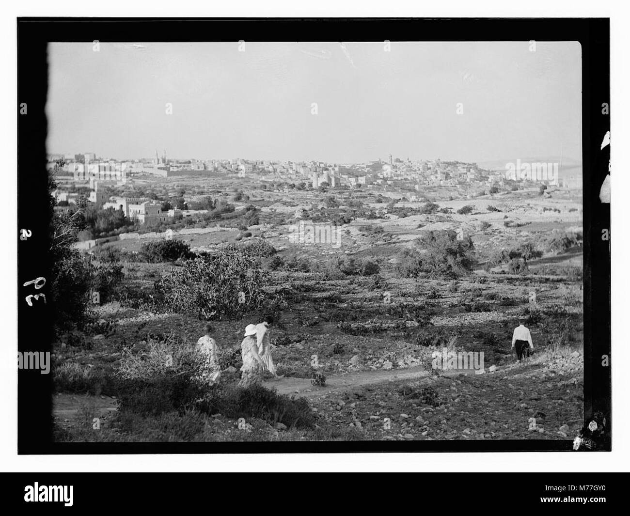 A scenic view of Bethlehem, possibly depicting its historic or cultural ...