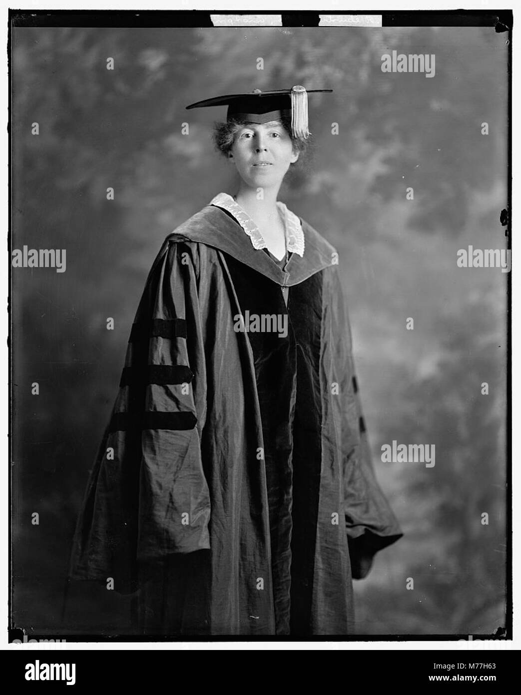 A portrait of Gertrude R. Bingham, a notable individual captured in ...