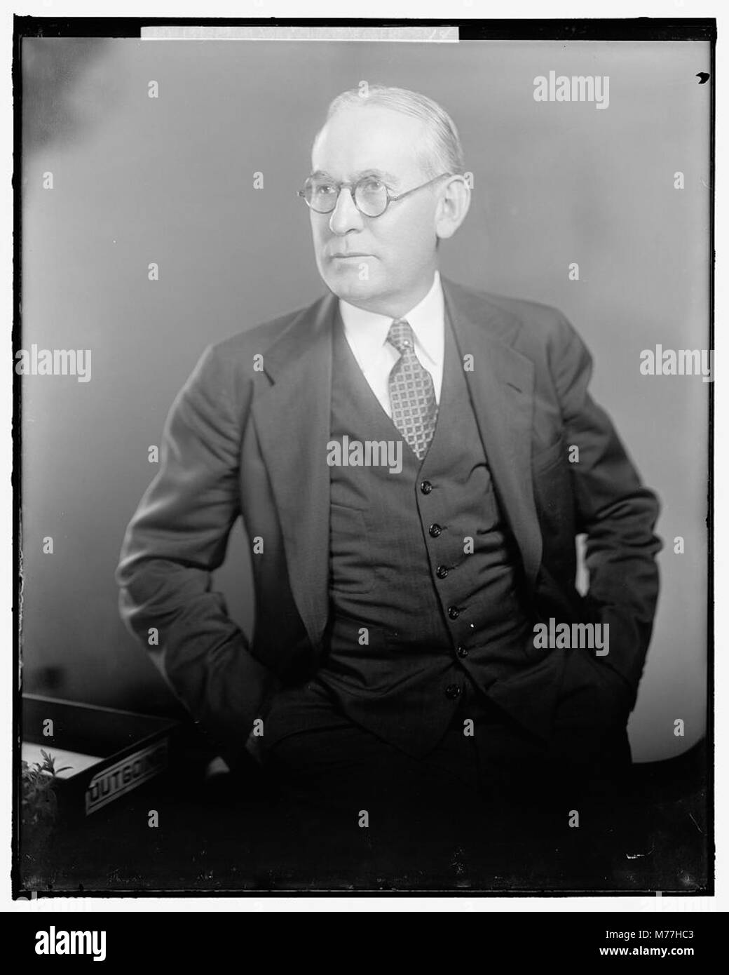 A portrait of Judge Eugene Black, an American legal figure, captured in ...