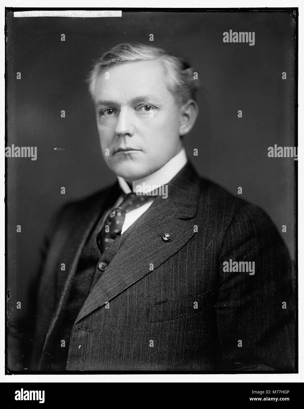 A formal portrait of Judge B.F. Bledsoe, offering a glimpse into his ...