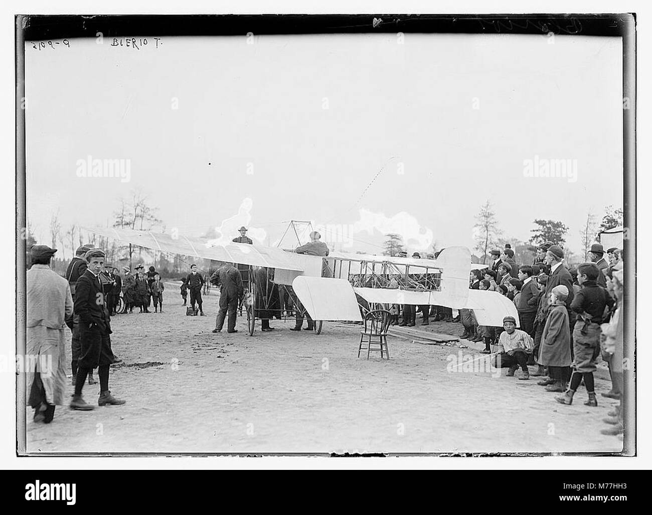 This image features Louis Blériot, a pioneering French aviator known ...