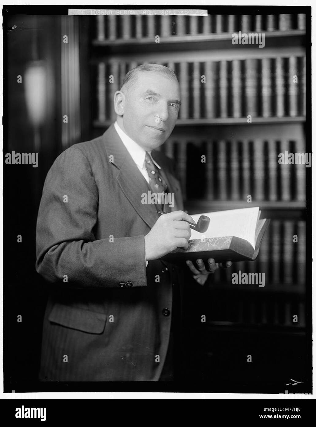 A portrait of Sol Bloom, a prominent American politician and music ...