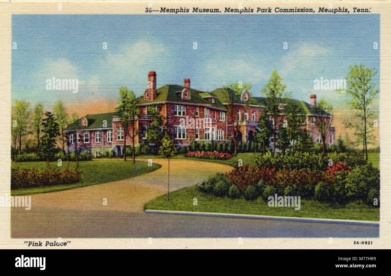 The Pink Palace, located in Memphis and managed by the Memphis Park ...