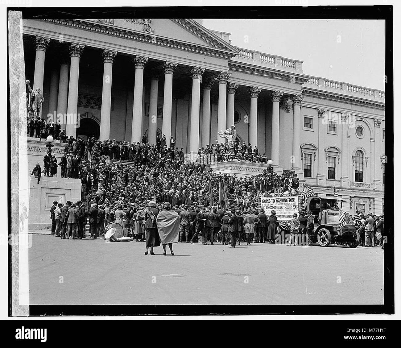 This photograph captures a demonstration held on May 2, 1922, in ...