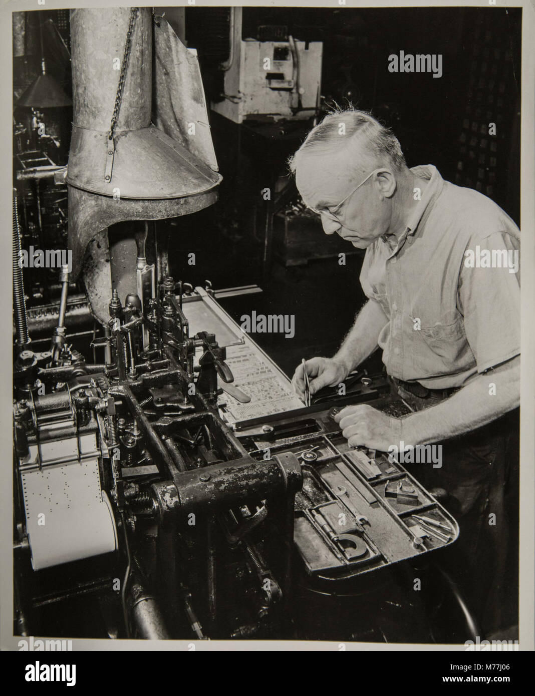 An image illustrating the process of typesetting in book manufacturing ...