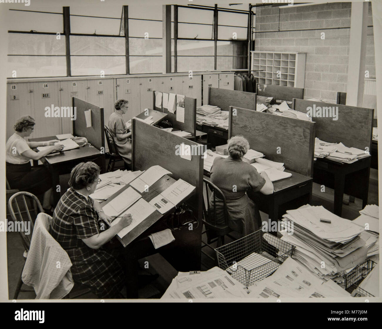 Photograph of a typesetting process in book manufacturing. The image ...