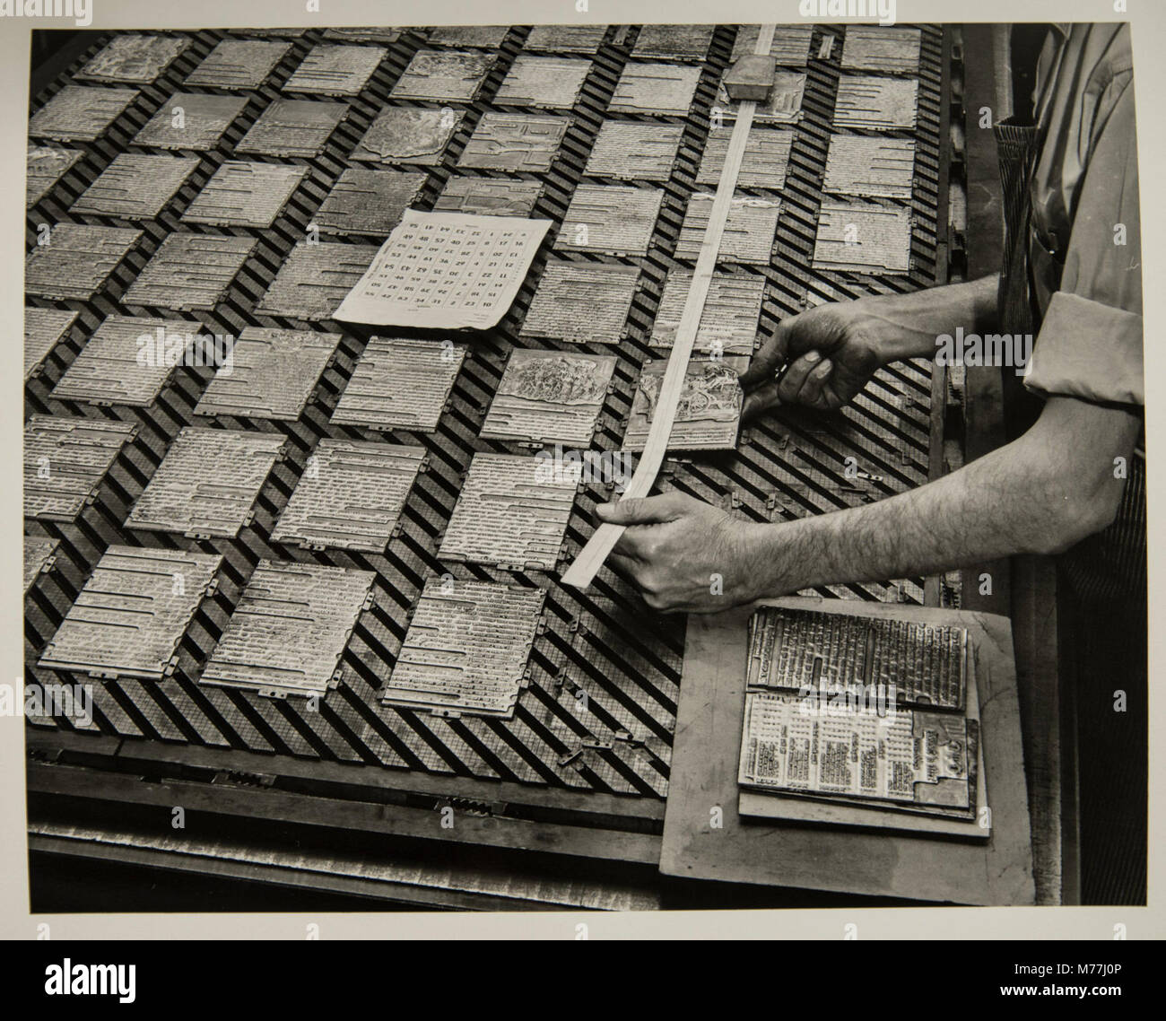 An illustration showcasing the process of typesetting in book ...