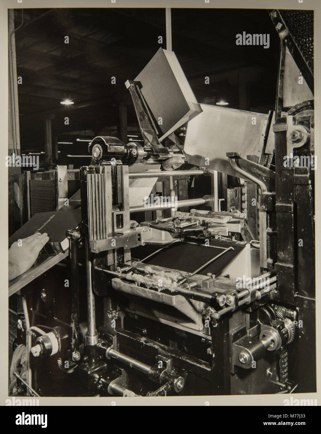 An illustration showing the process of book binding in book ...