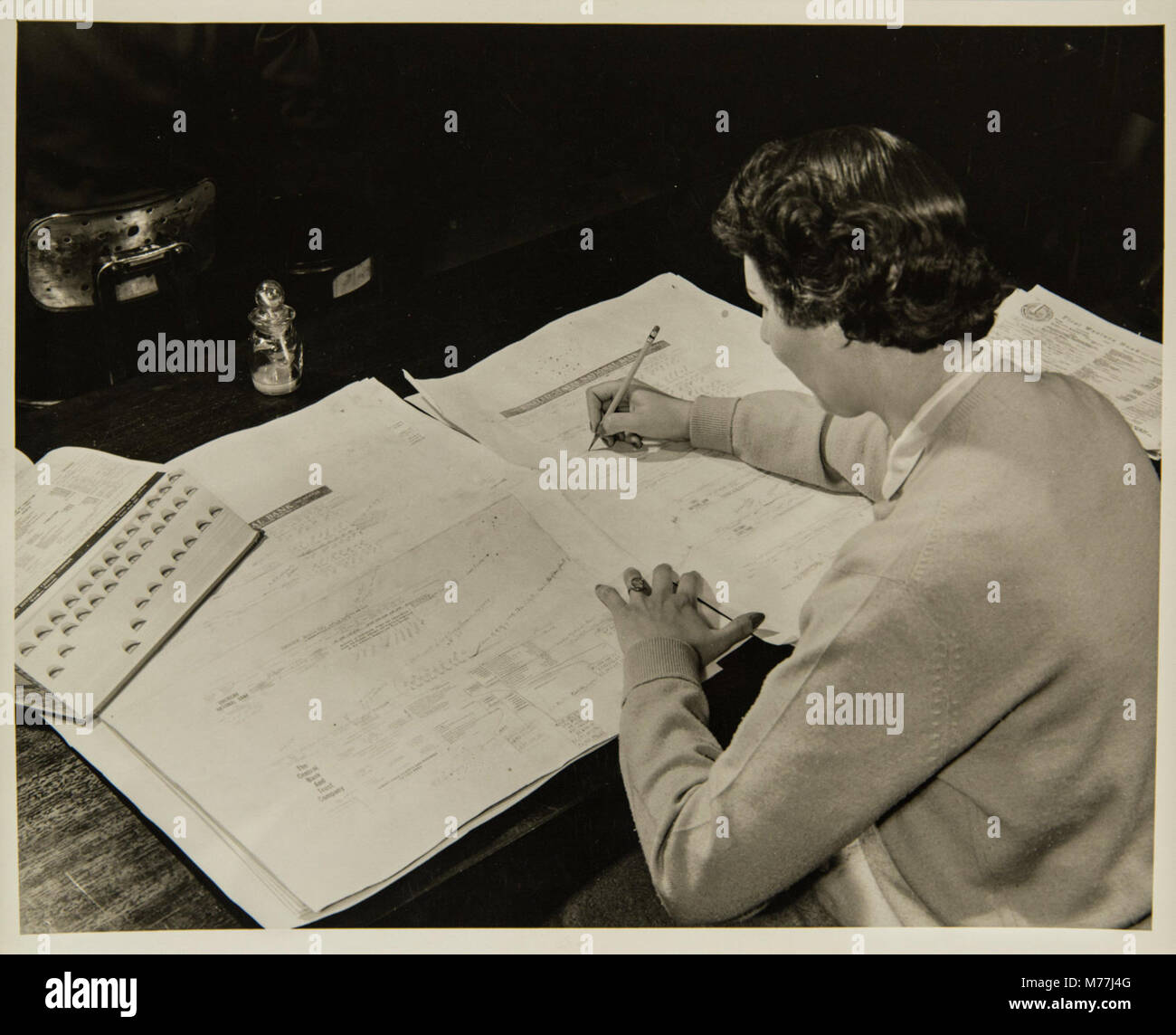 Image illustrating the process of book manufacturing, focusing on ...