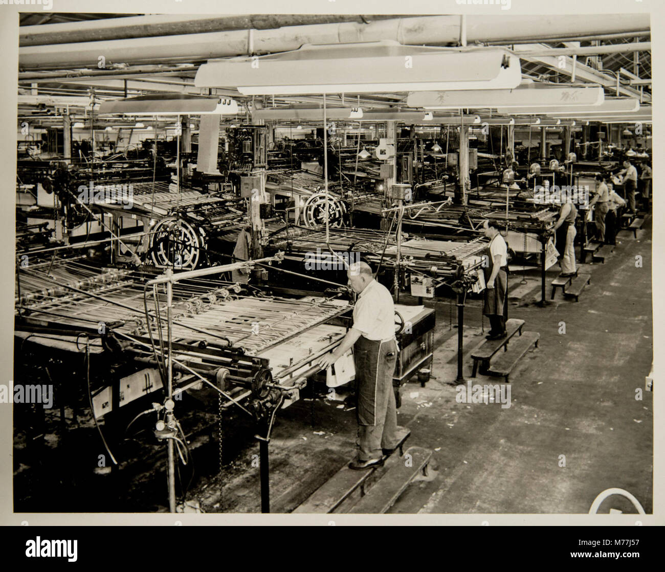 Book Manufacturing - Letter Press (NBY 4990 Stock Photo - Alamy
