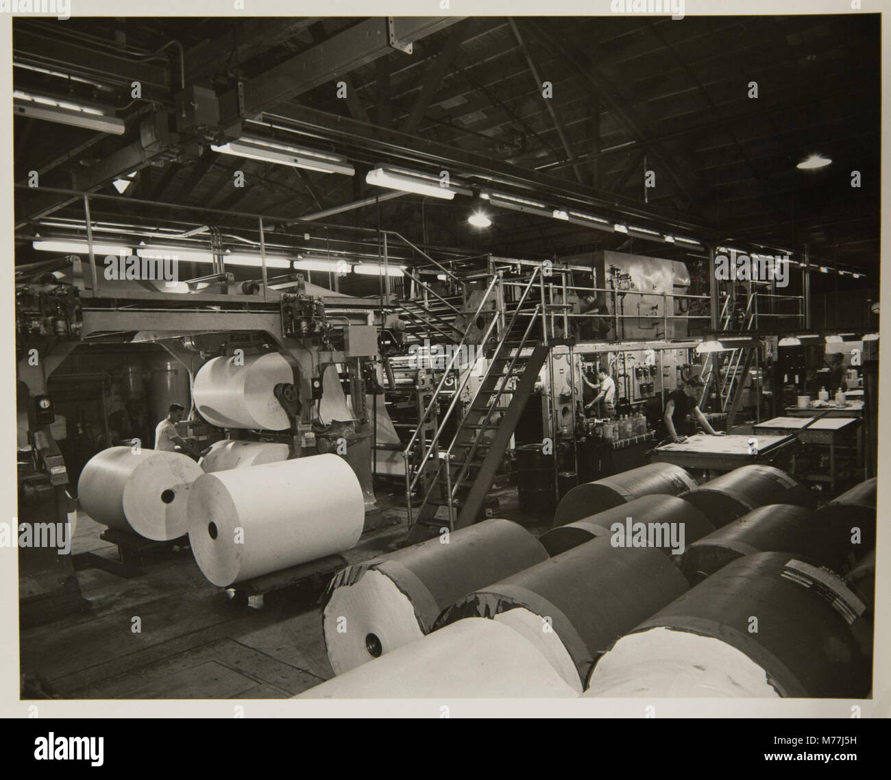 Book Manufacturing - Offset Press (NBY 4929 Stock Photo - Alamy