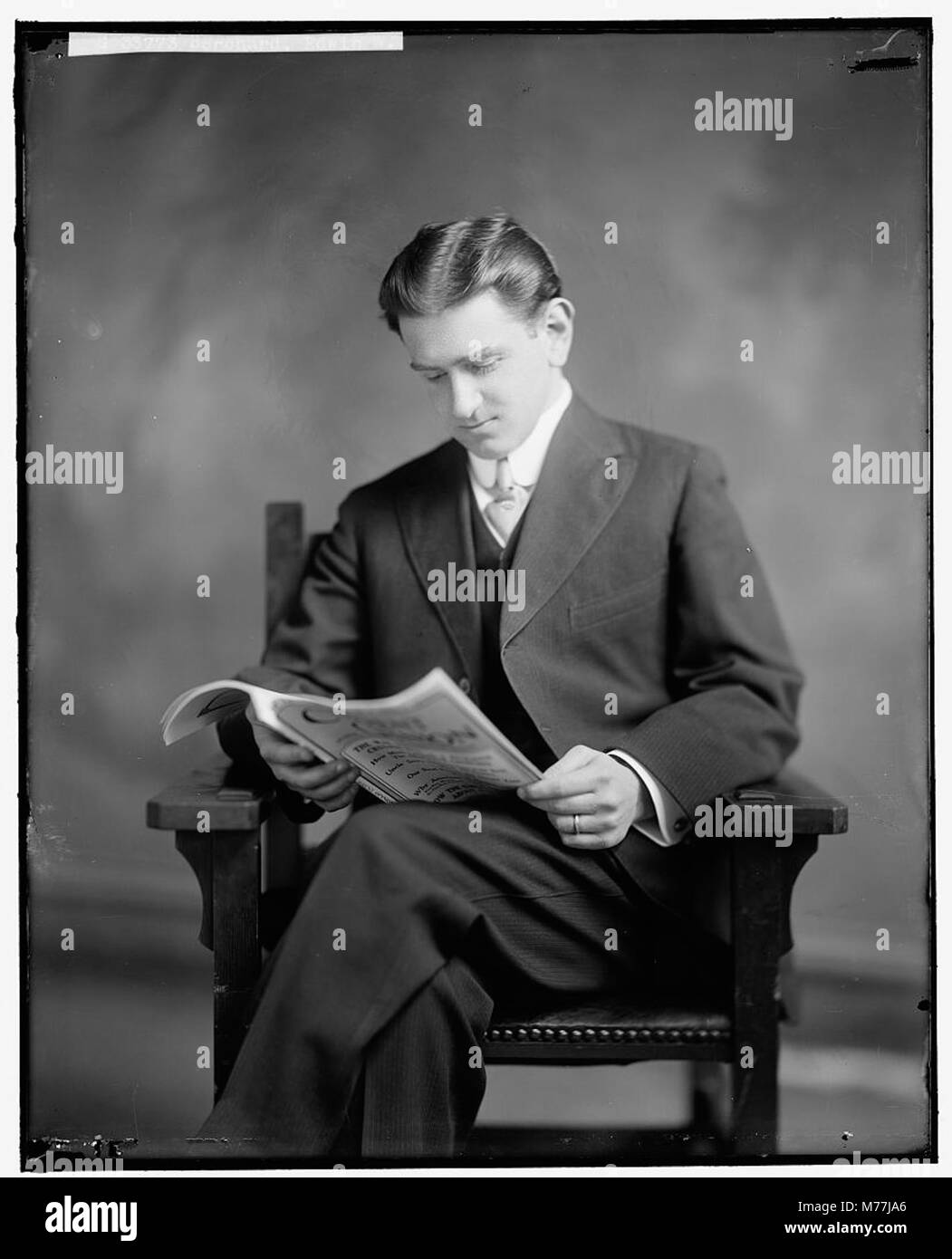 This image features Edwin W. Borchard, a notable legal scholar and ...
