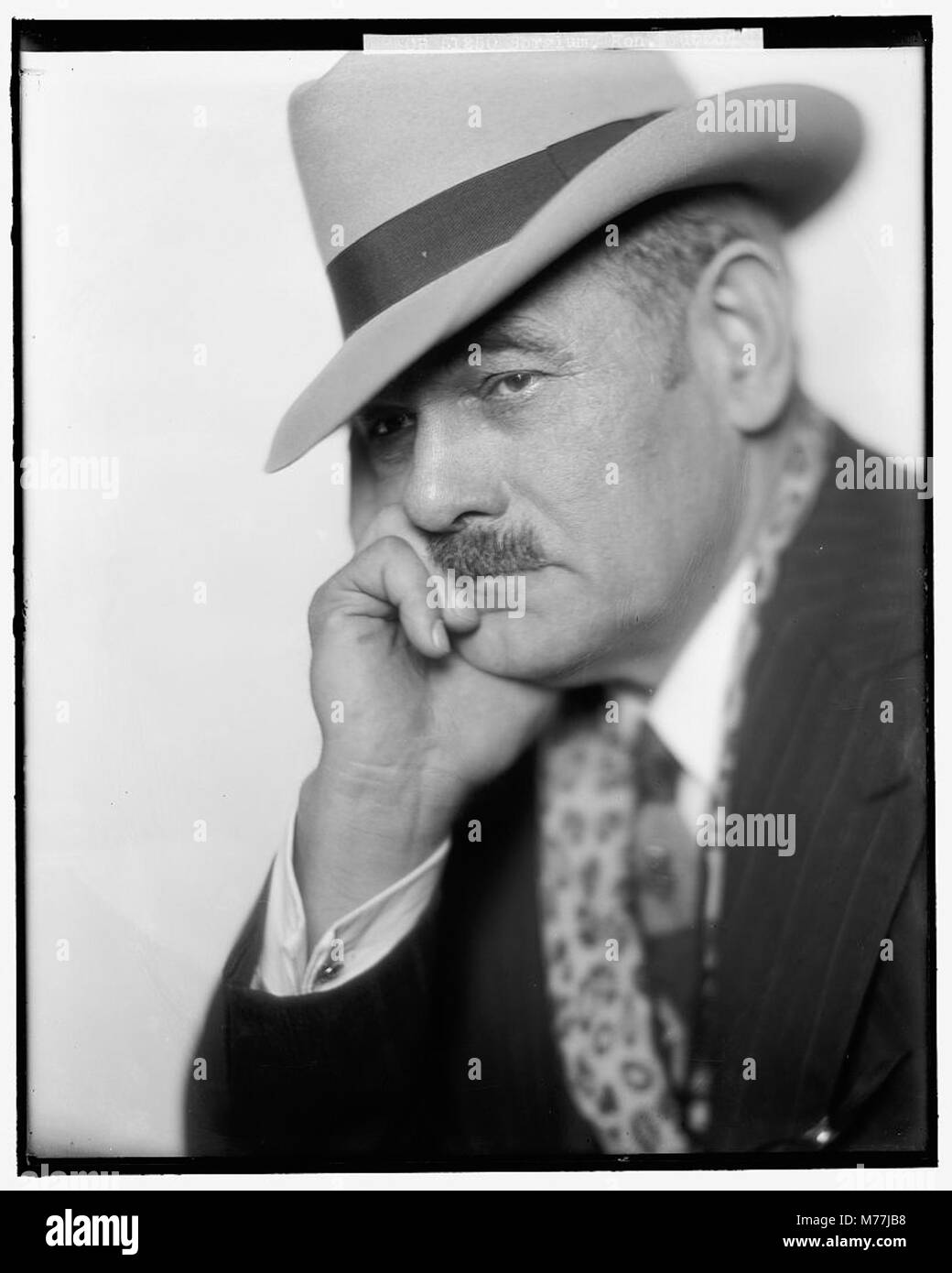 The image shows Gutzon Borglum, a prominent American sculptor, known ...