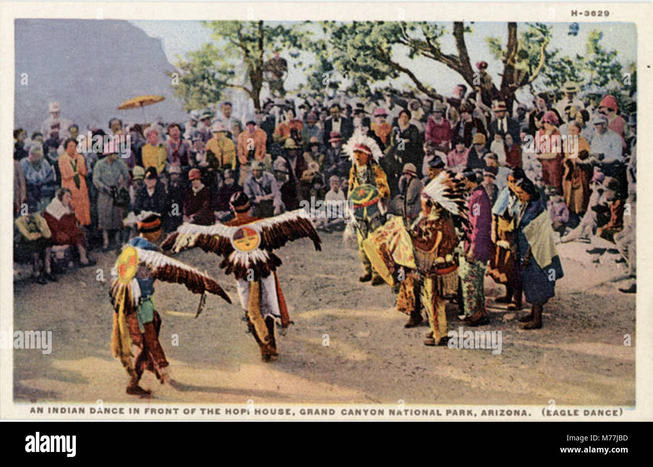 This photograph captures an Indian dance, the Eagle Dance, performed in ...