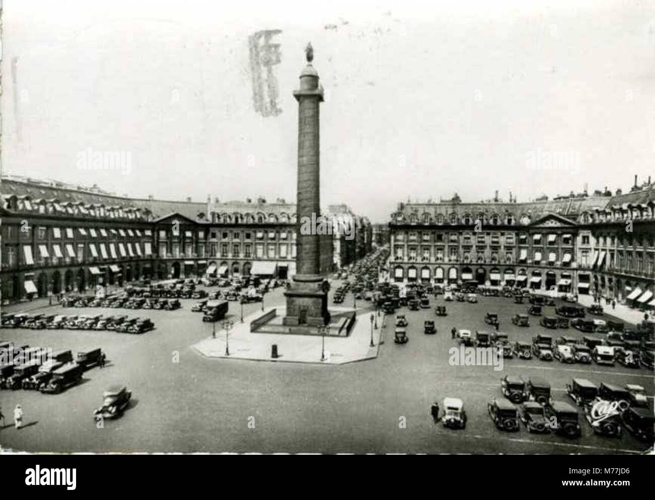 This image captures Place Vendôme in Paris, focusing on the historic ...